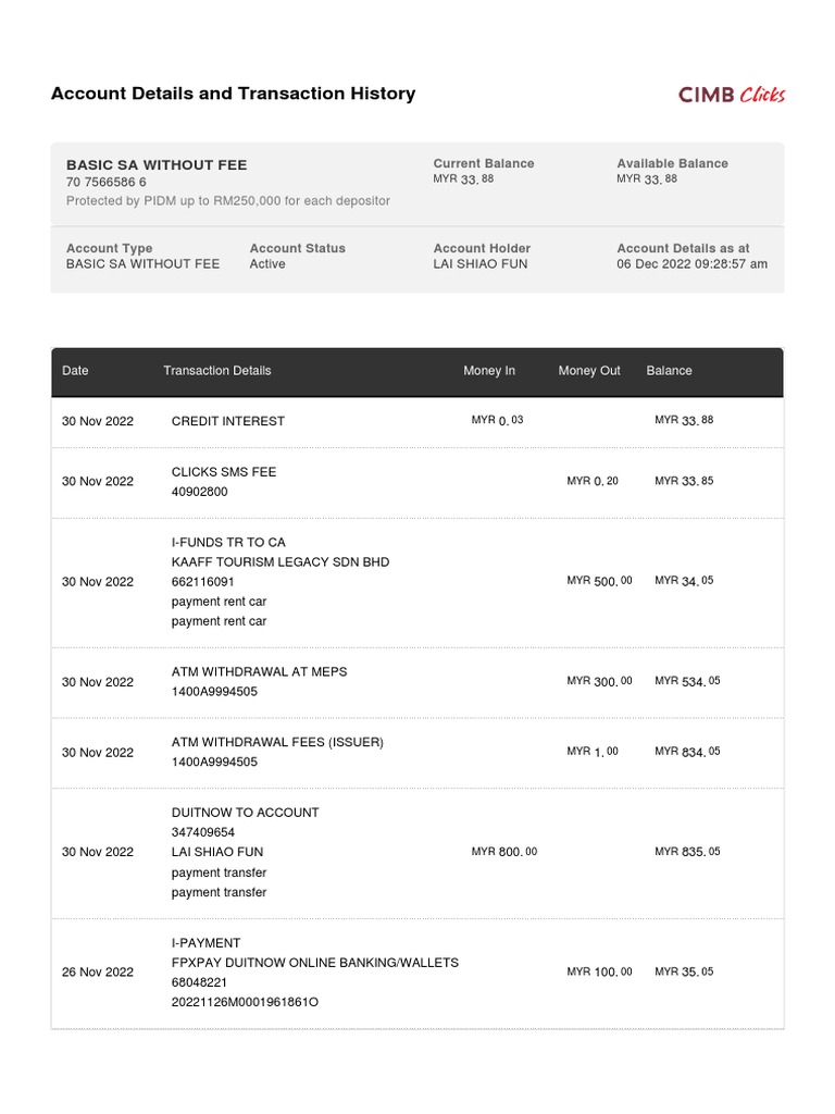 CIMBClicks | PDF | Payments | Automated Teller Machine