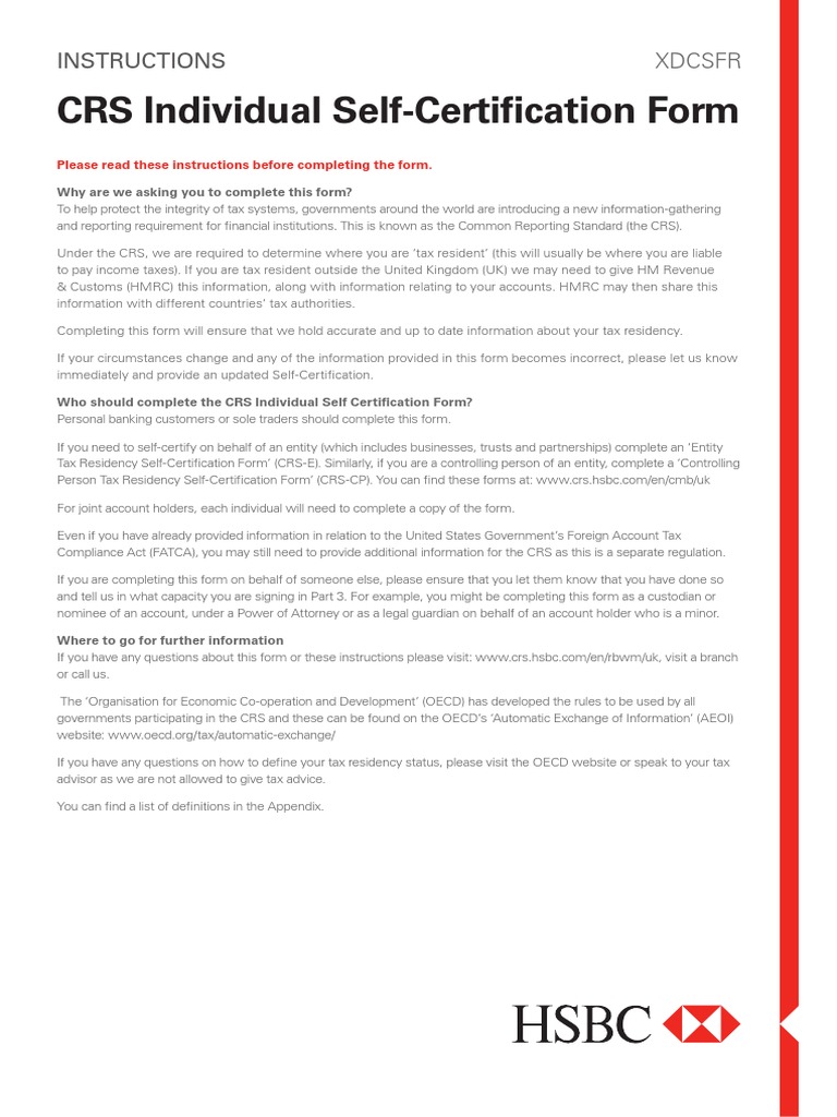 Self Certification | PDF | Taxes | Trust Law