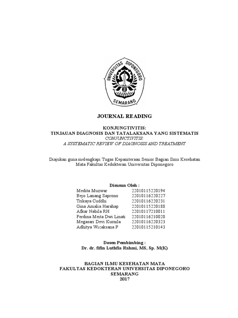 Jurding Mata Konjungtivitis | PDF