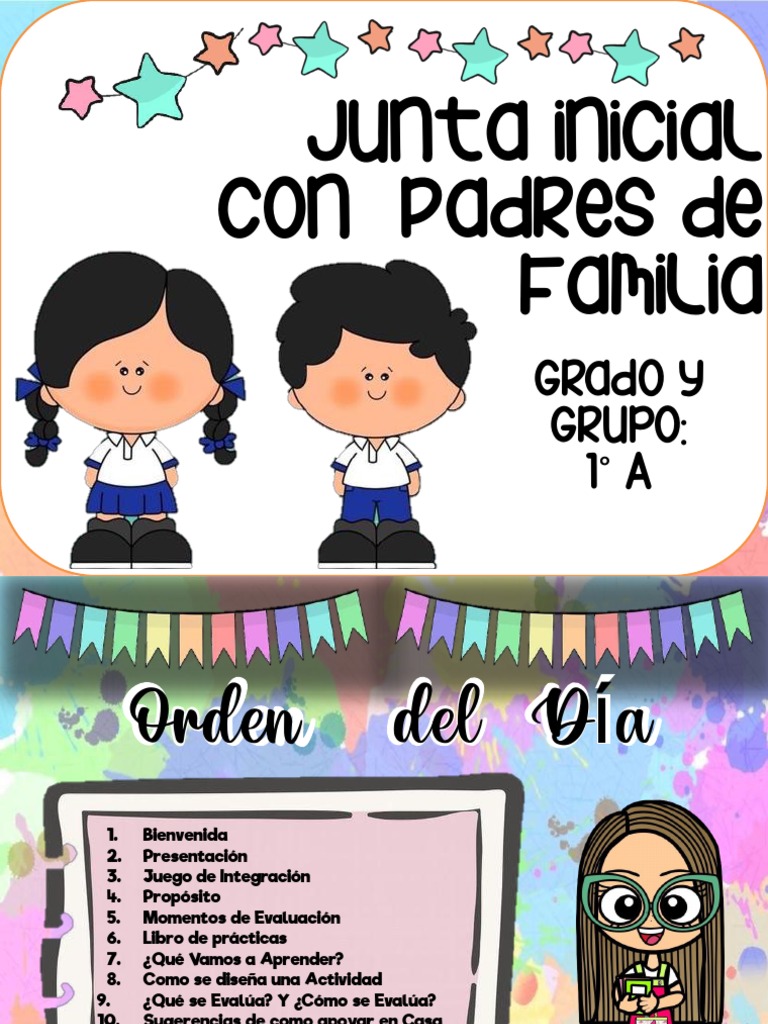 Junta Inicial Con Padres de Familia | PDF | Aprendizaje | Evaluación