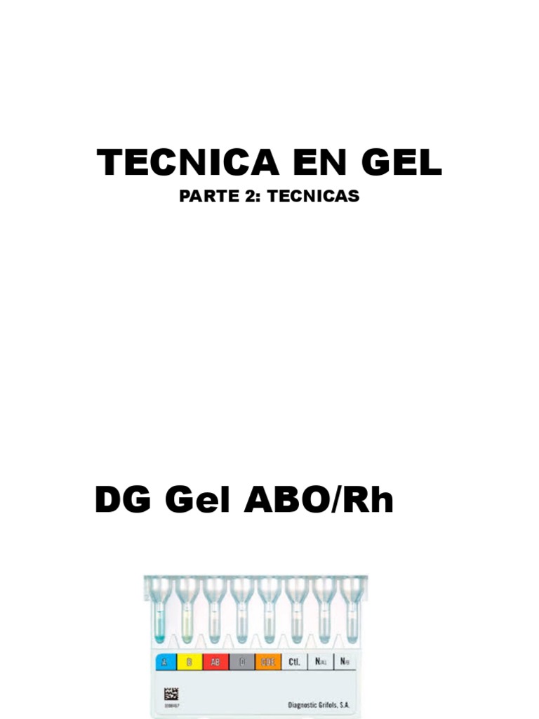 Presentacion DG Gel Part 2 | PDF | Sangre | Medicina