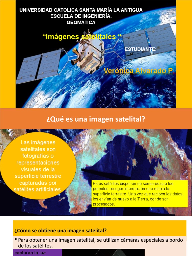Utilidad y obtención de imágenes satelitales | PDF | Imágenes de ...