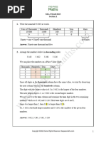 2020 SEA Mathematics | PDF