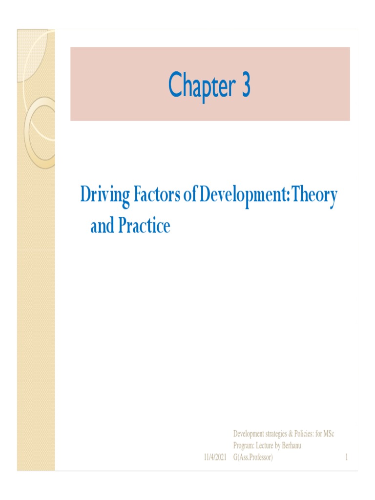 chapter 3 Development theories and practices | PDF | Economic Growth ...