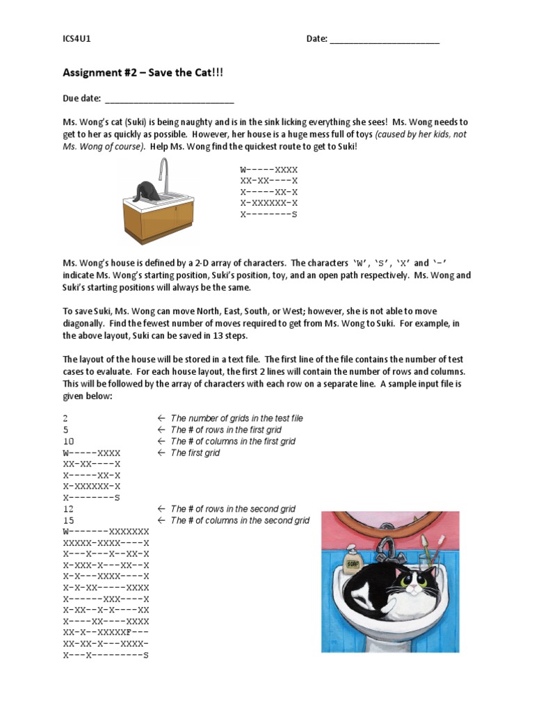 Assignment #2 - Save Cat | PDF | Computer Programming | Computing