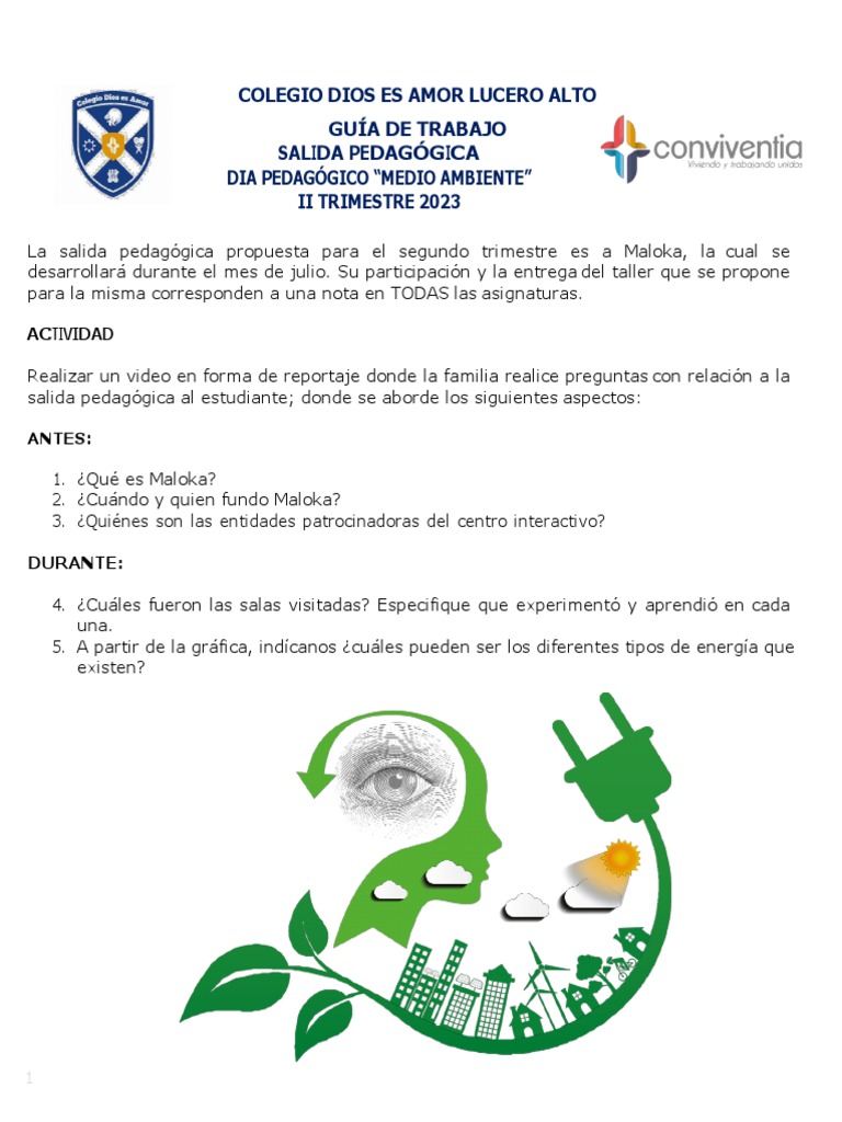 Salida Pedagógica: Maloka 2023 | PDF | Ciencia y matemáticas