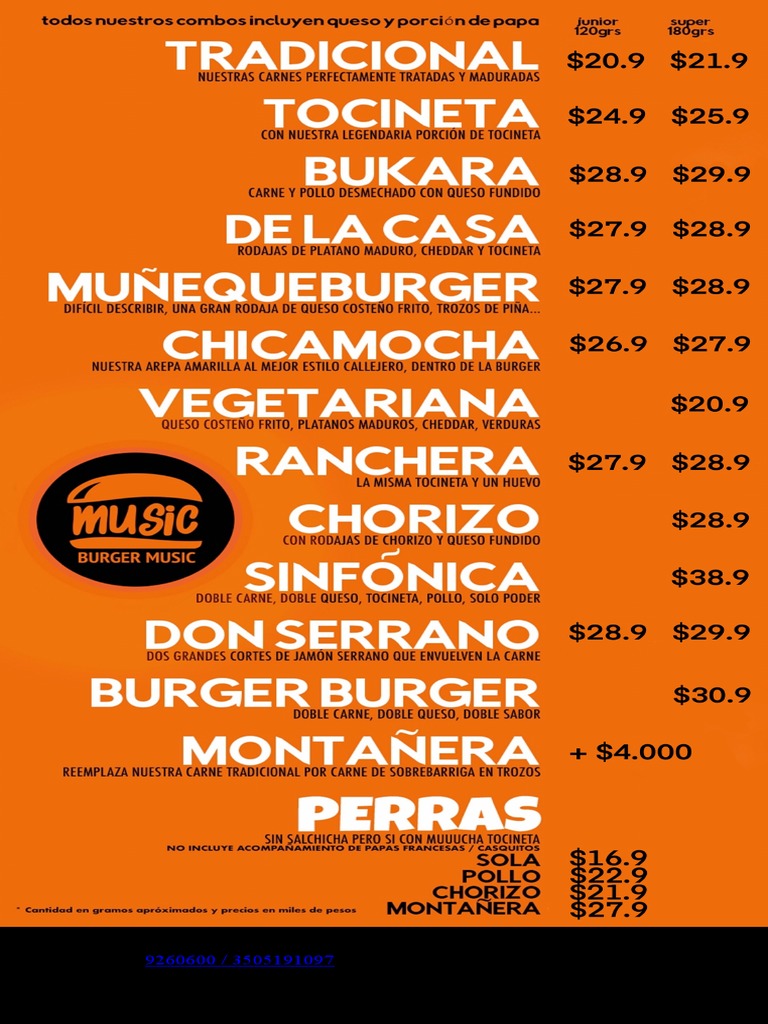 BURGER MUSIC (7 Aã Os de Hamburguesas Con Los Sabores de Nuestra Tierra ...