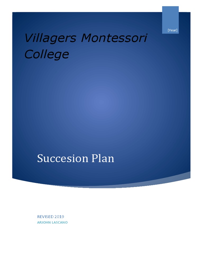 Succession plan-VMC | PDF | Board Of Directors | Economies