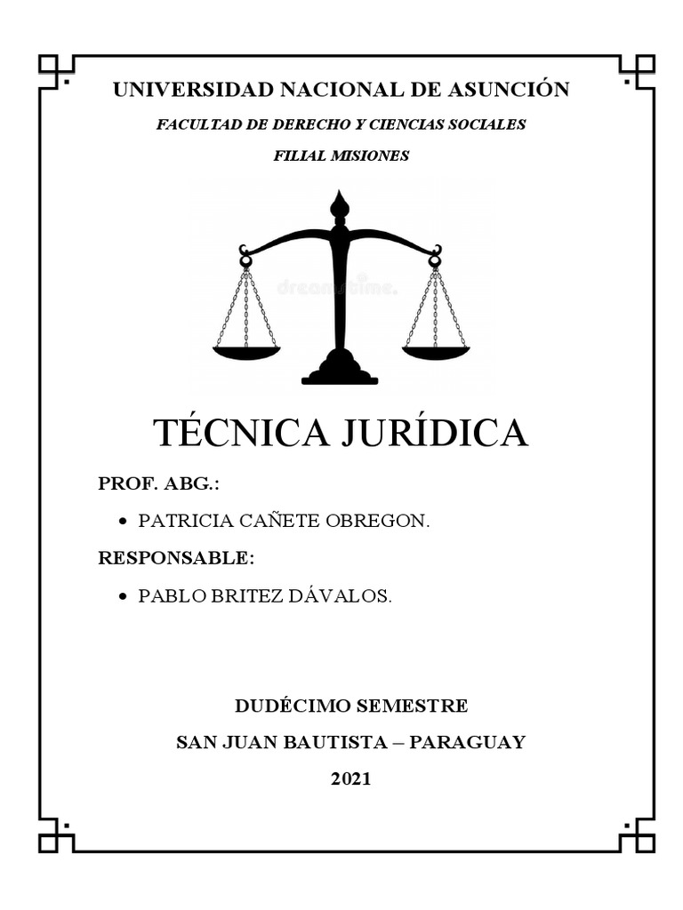 Técnica Jurídica: Demandas y Acciones | PDF | Judicaturas | Fiscal