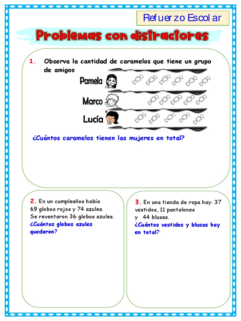 Problemas Con Distractores | PDF