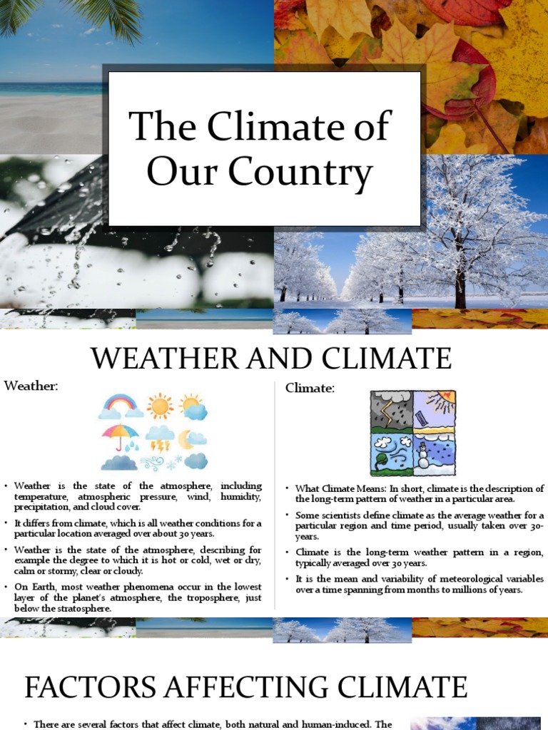 Understanding Weather and Climate Factors | PDF | Weather | Climate