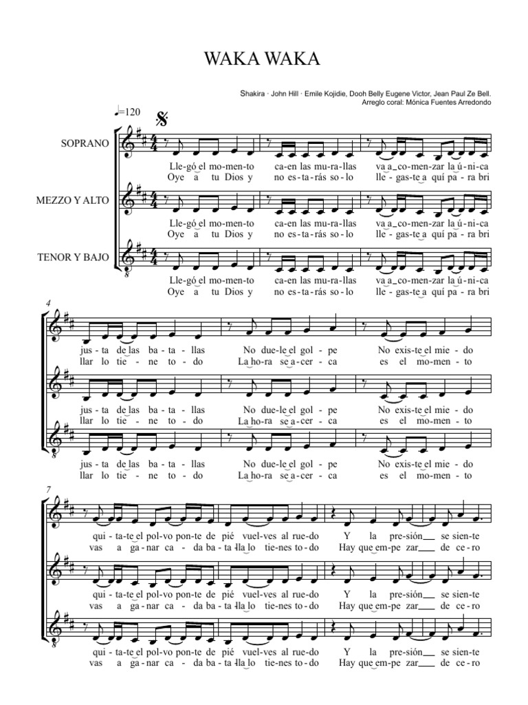 Waka Waka Shakira v3 | PDF