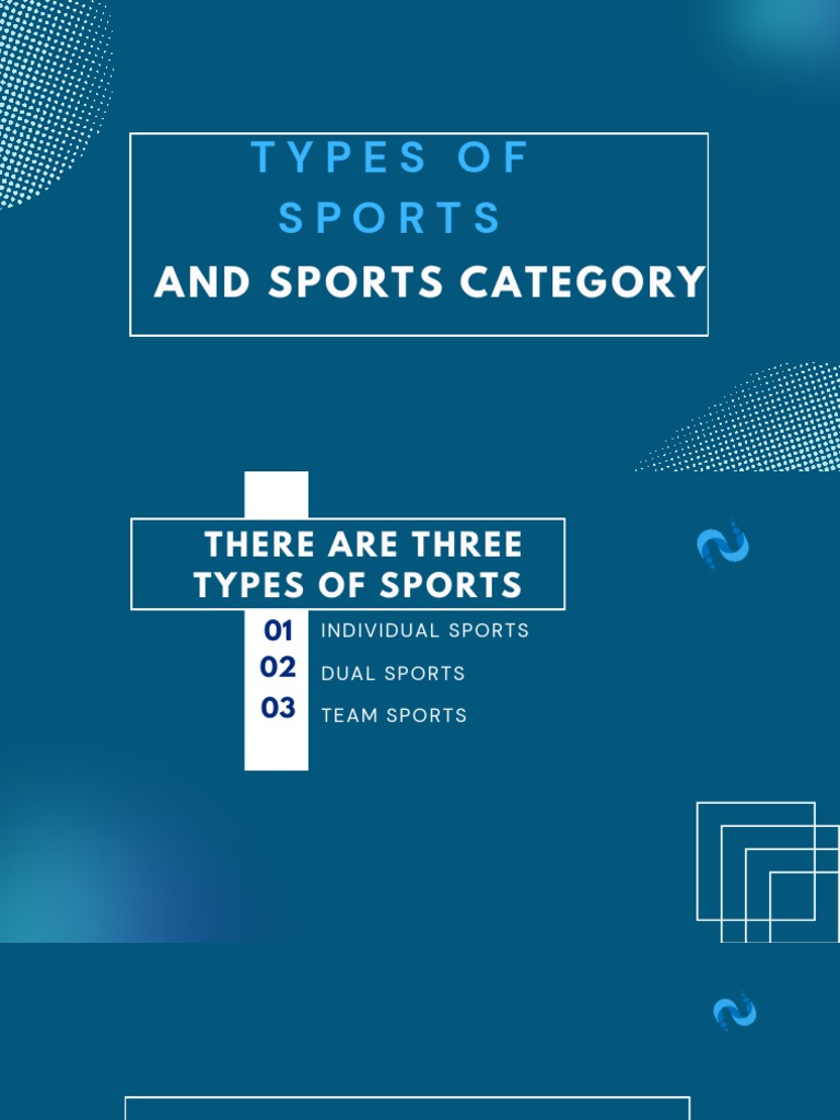 Group 1 Types of Sports and Sports Category | PDF