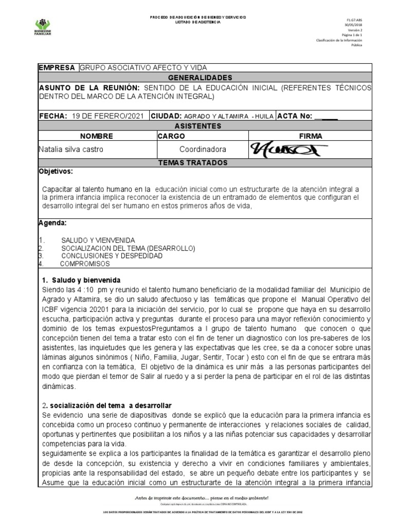 Sistema de La Educacion Inicial | PDF | Educación de la primera infancia | Aprendizaje