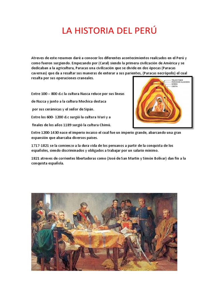 La Historia Del Perú | PDF