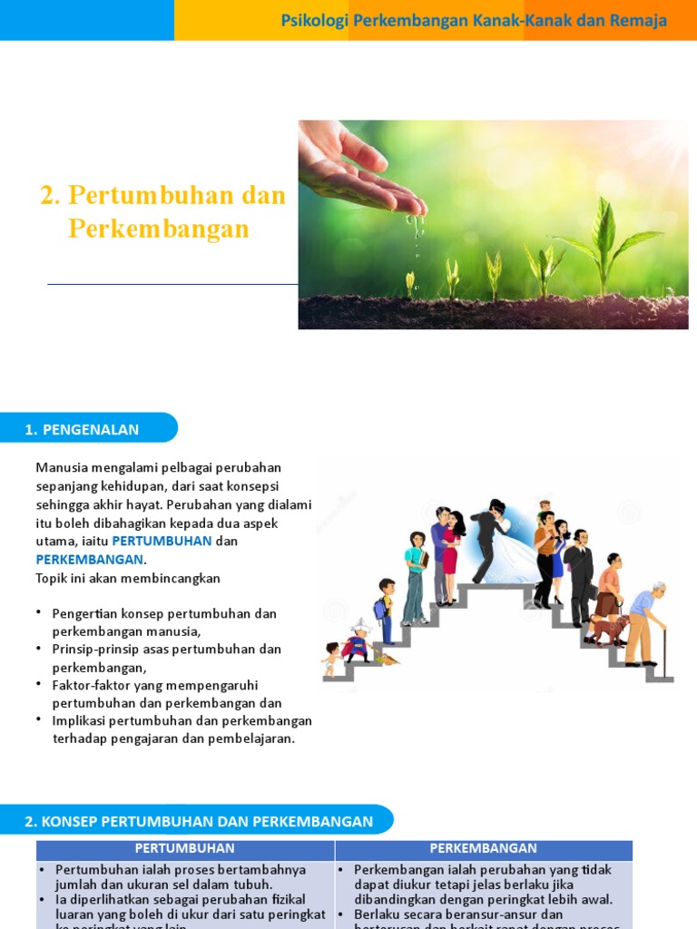 Prinsip Pertumbuhan & Perkembangan Anak | PDF