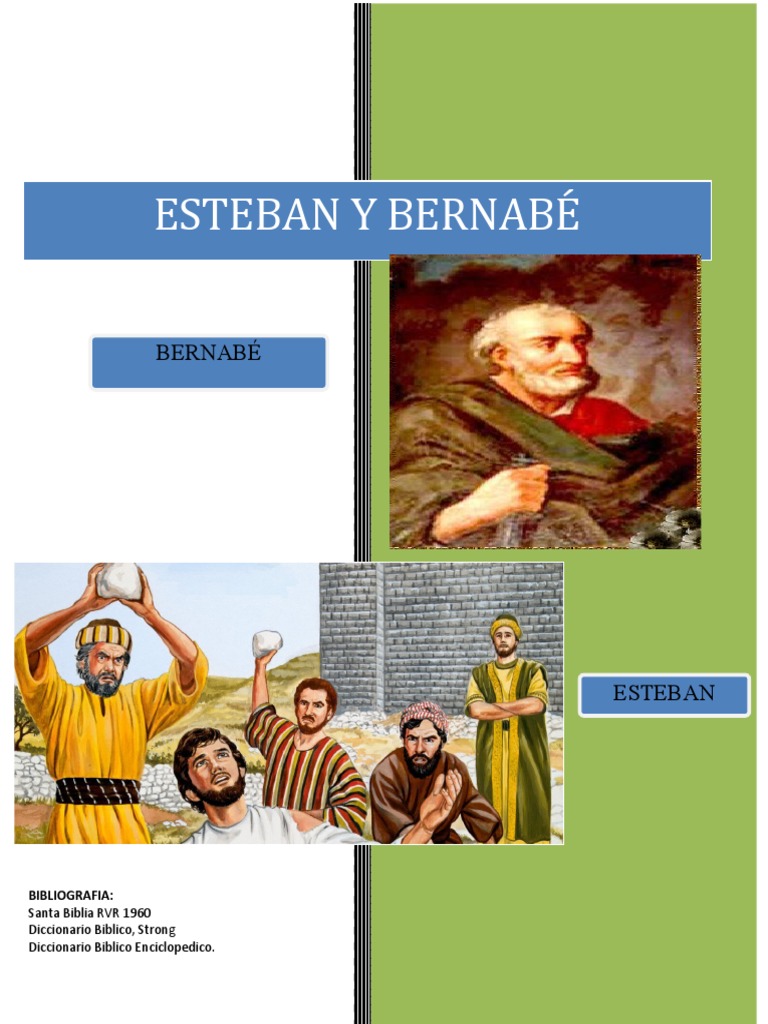 ENSAYO BERNABE y ESTEBAN | PDF | Bernabé | Pablo el apóstol