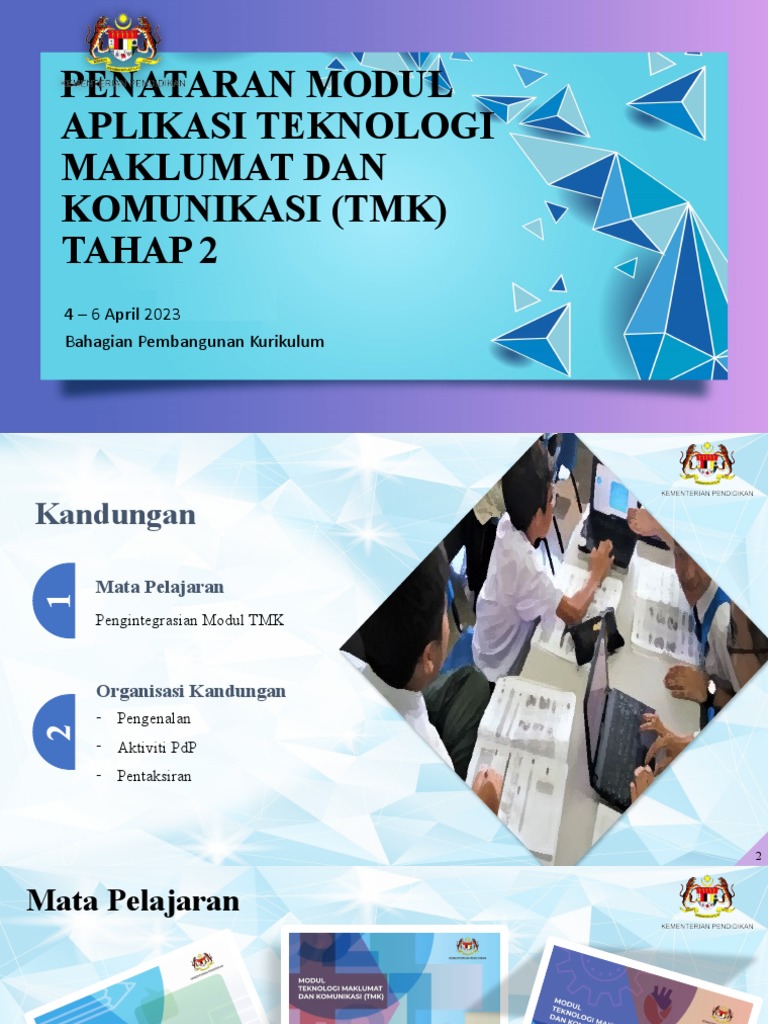 Penataran Modul TMK Tahap 2 | PDF