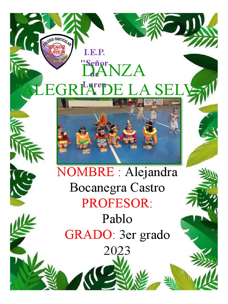 Danza Fantasia Selvatica | PDF | Bailes | Santo