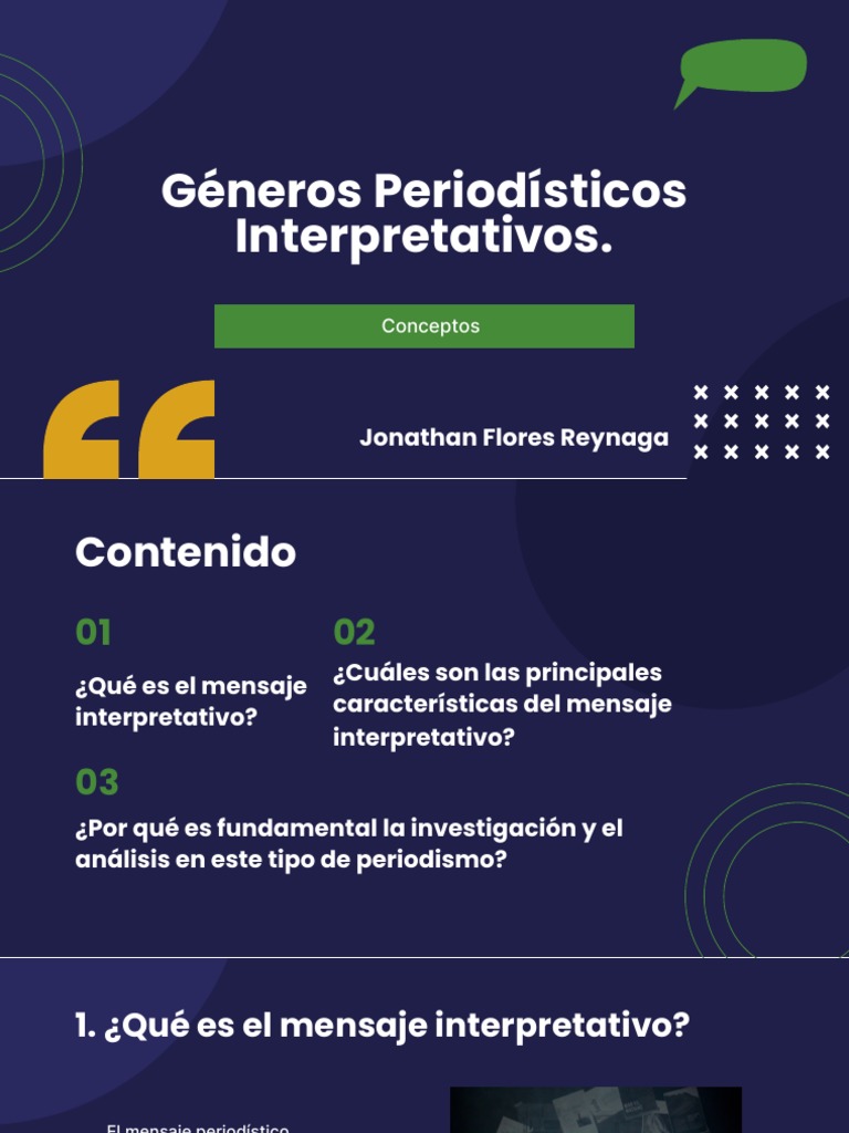 Generos periodisticos interpretativos | PDF
