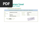Contoh Nota dan Kwitansi Travel Mobil | PDF