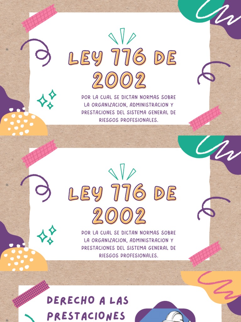 Ley 776 de 2002 | PDF | Pensión | Economias