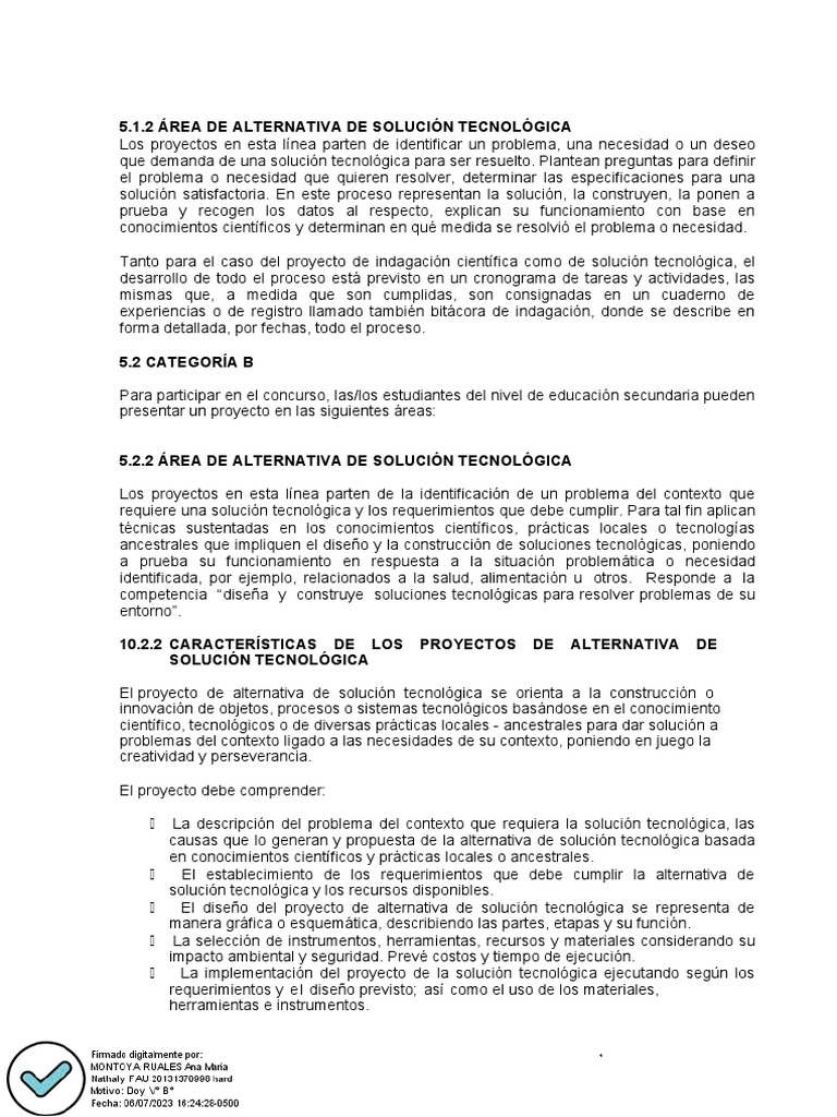 Bases Eureka 2023 | PDF | Diseño | Evaluación