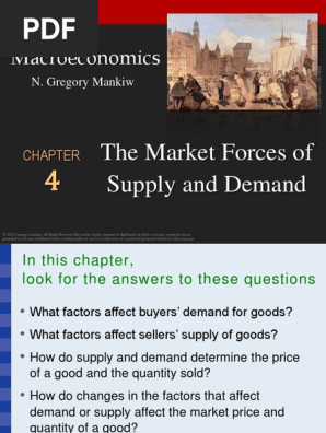 Microeconomics The Market Forces Of Supply And Demand
