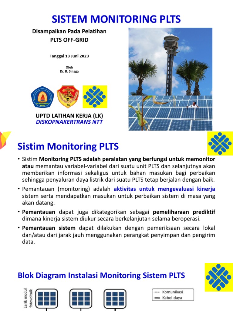 Monitoring PLTS Off-Grid | PDF