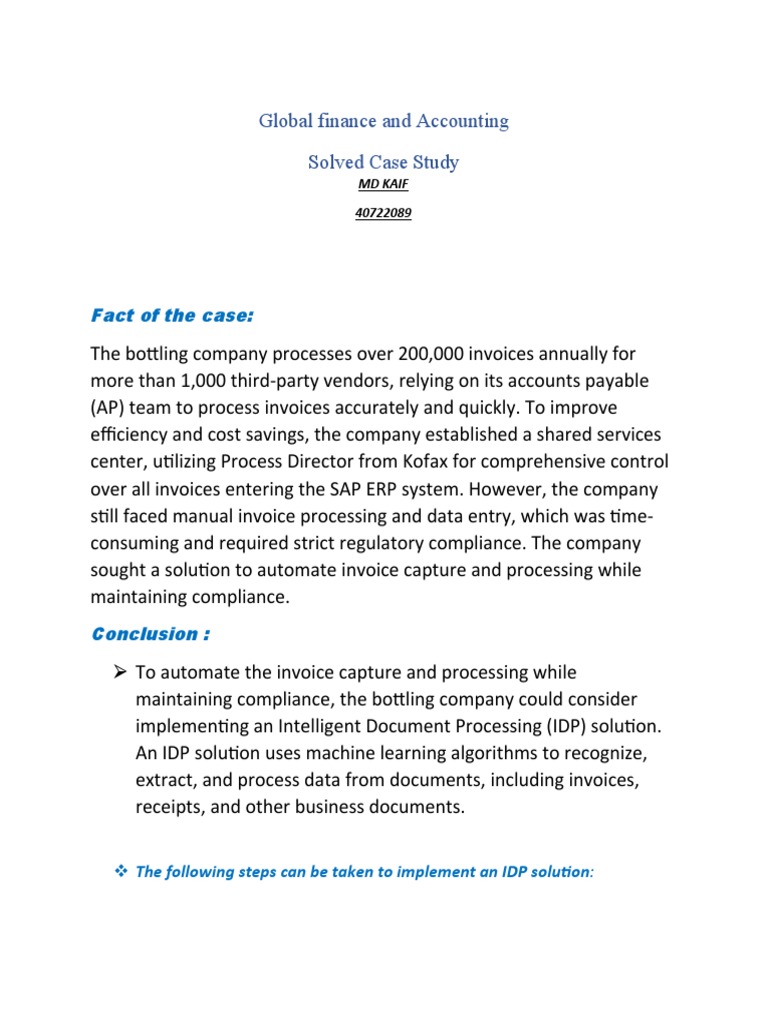 Gfa Case Study | PDF | Systems Theory | Computing
