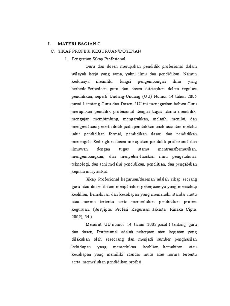 Materi Bagian C | PDF