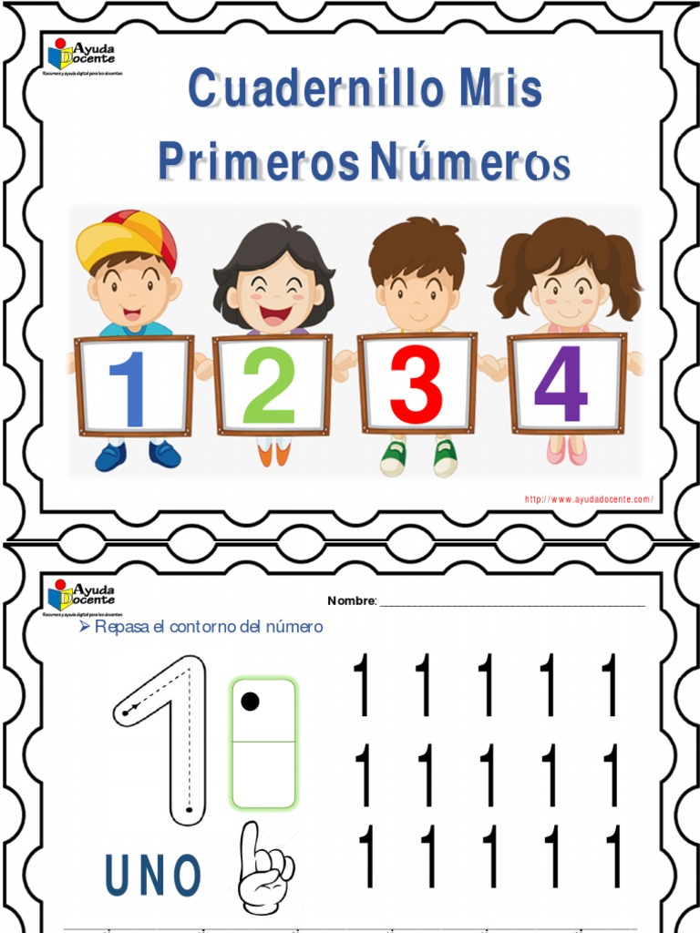 Cuadernillo Mis Primeros Numeros-1 | PDF