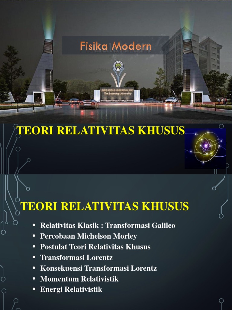 Bab1 Teori-Relativitas-Khusus | PDF