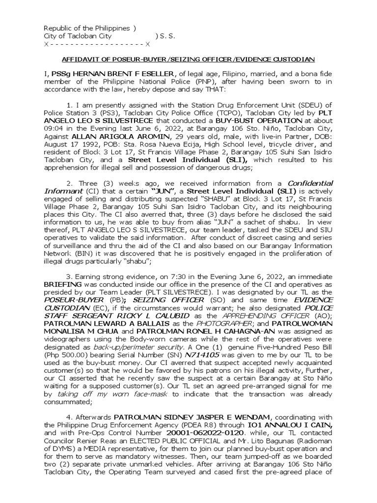 Affidavit of PB | PDF | Affidavit | Common Law