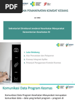 Aplikasi Komdat Kesmas | PDF
