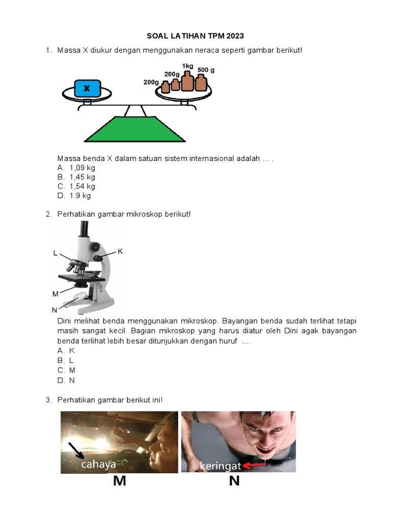 Soal Latihan TPM 2023 | PDF