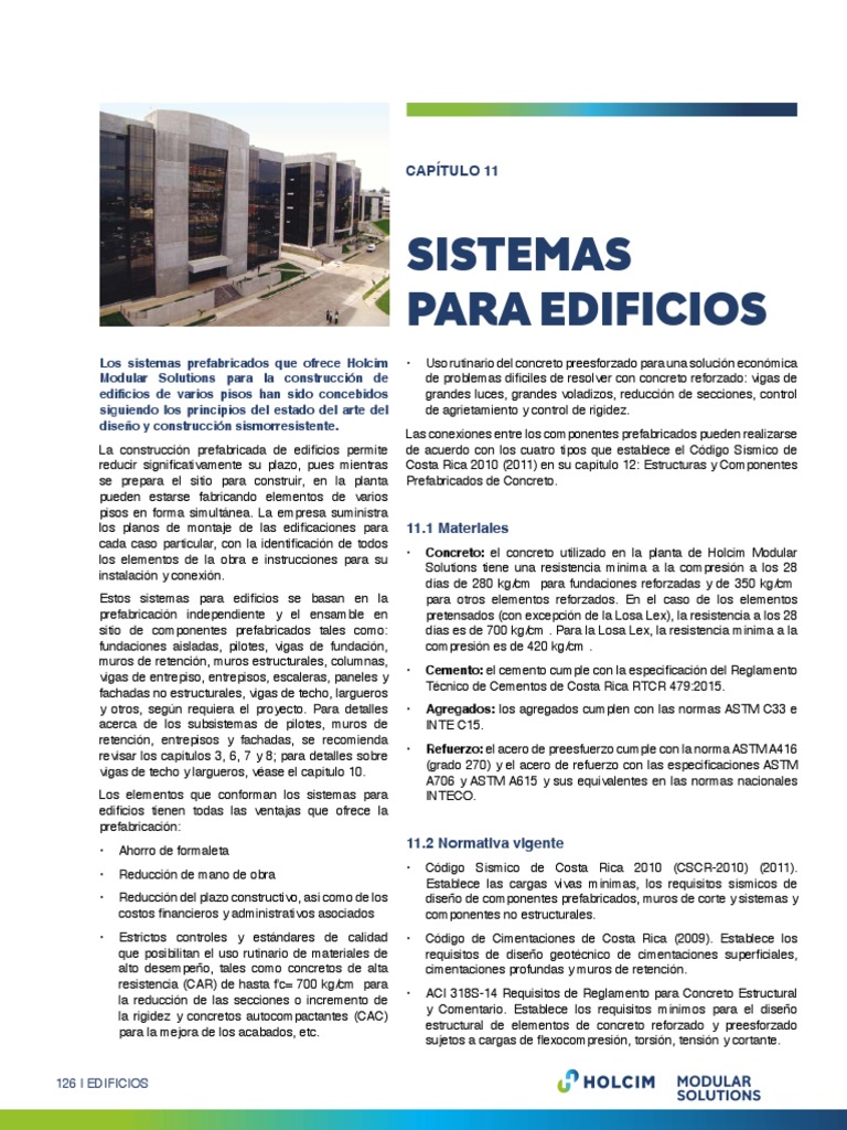 11 Capitulo Edificios Hms | PDF | Hormigón | Análisis estructural