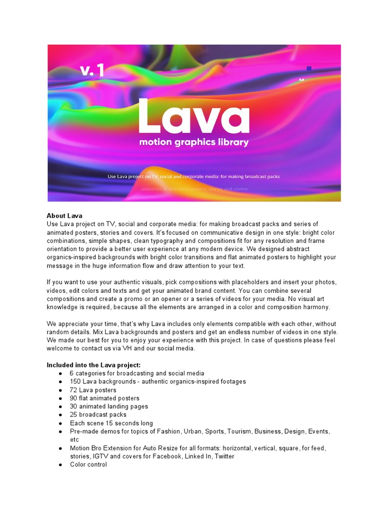 Lava Help | PDF | Video | Social Media