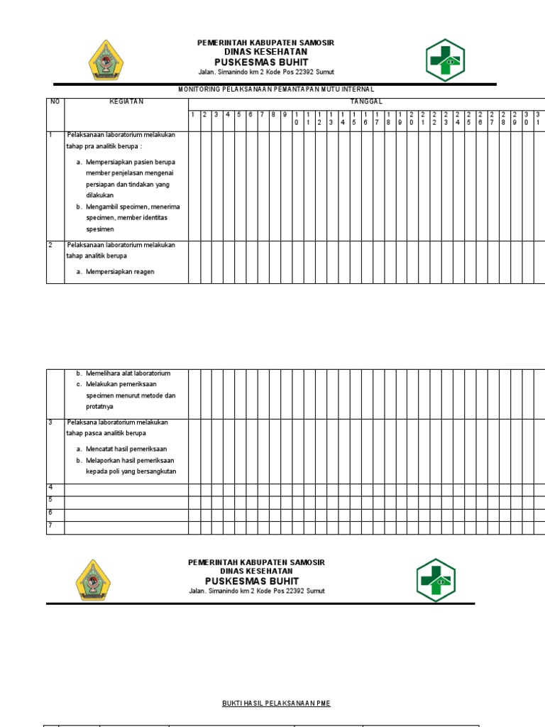Bukti Pmi Dan Pme | PDF