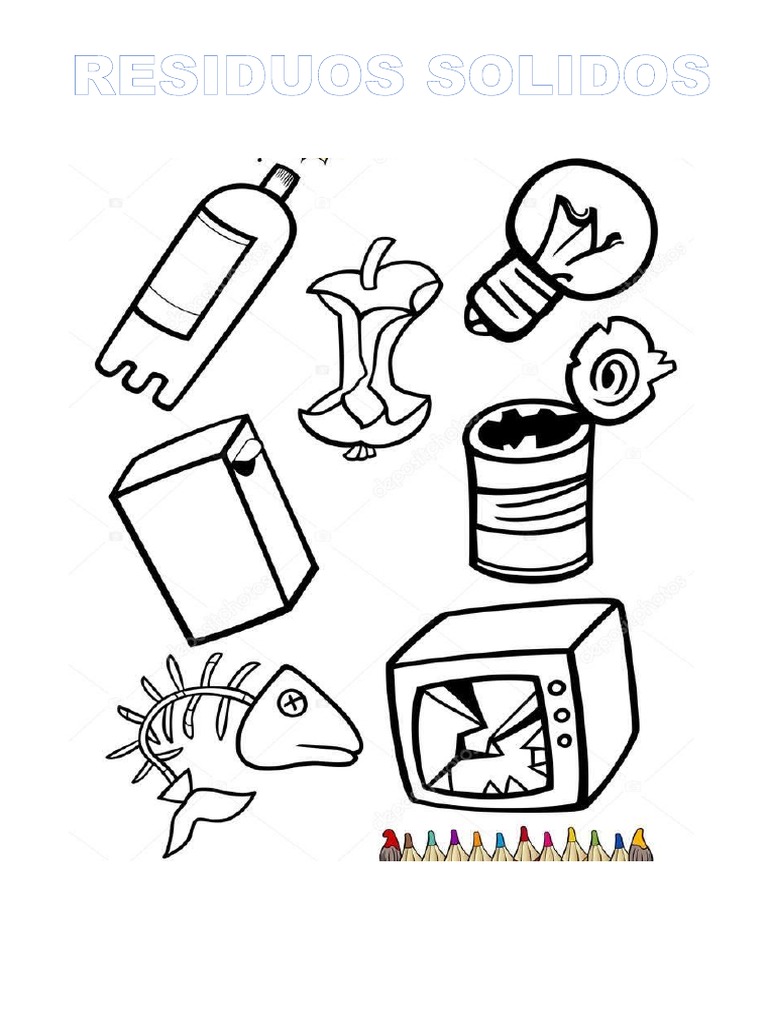 Dibujos de Residuos Solidos | PDF