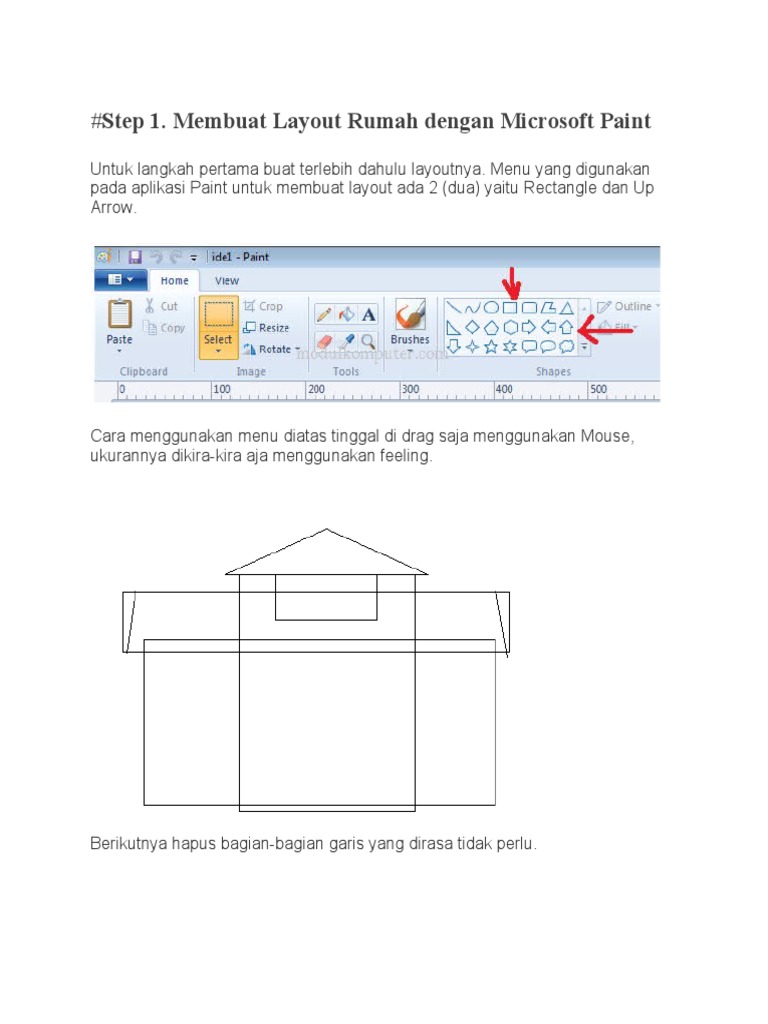 Materi Paint | PDF | Metode & Bahan Ajar | Komputer