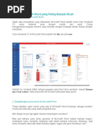Cara Menambahkan Link Di Word Dan Menjadikan Warna Biru | PDF
