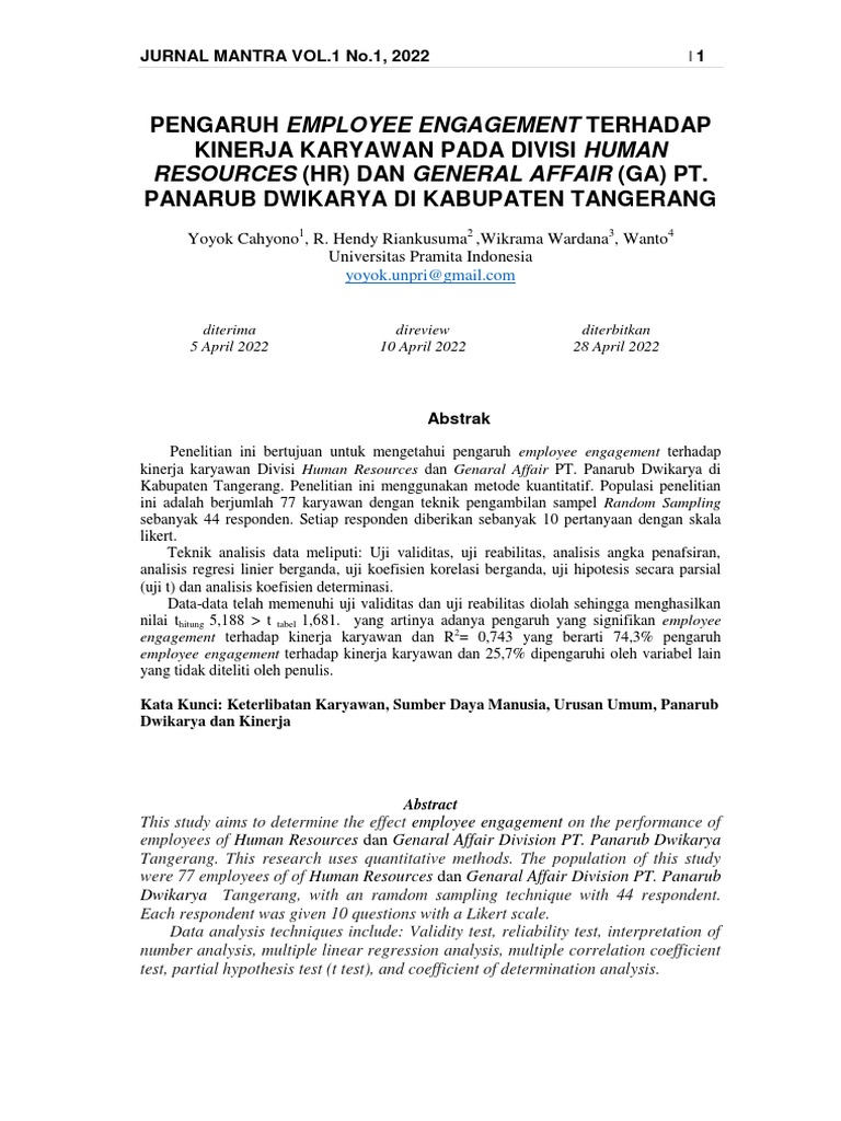 Resources (HR) Dan General Affair (Ga) PT | PDF