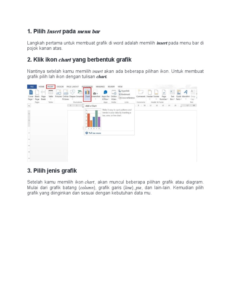 Cara Membuat Grafik Di Word | PDF Cara Membuat Grafik Di Word | PDF