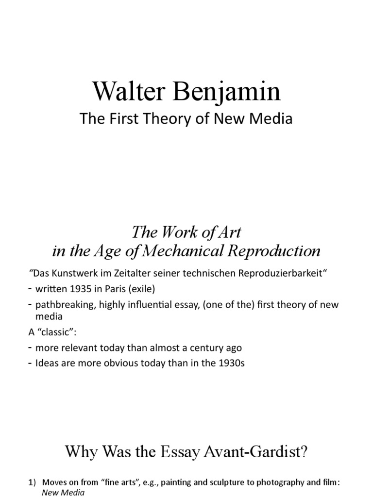 Walter Benjamin | PDF | Communism