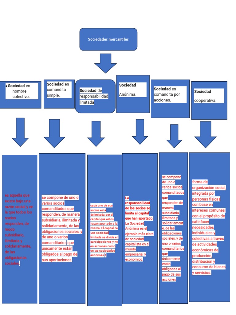 Tipos de Sociedades Mercantiles | PDF | Sociedad | Sociedad de responsabilidad limitada