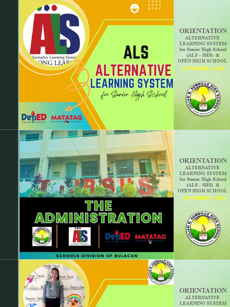 Orientation On Als and Open High School | PDF