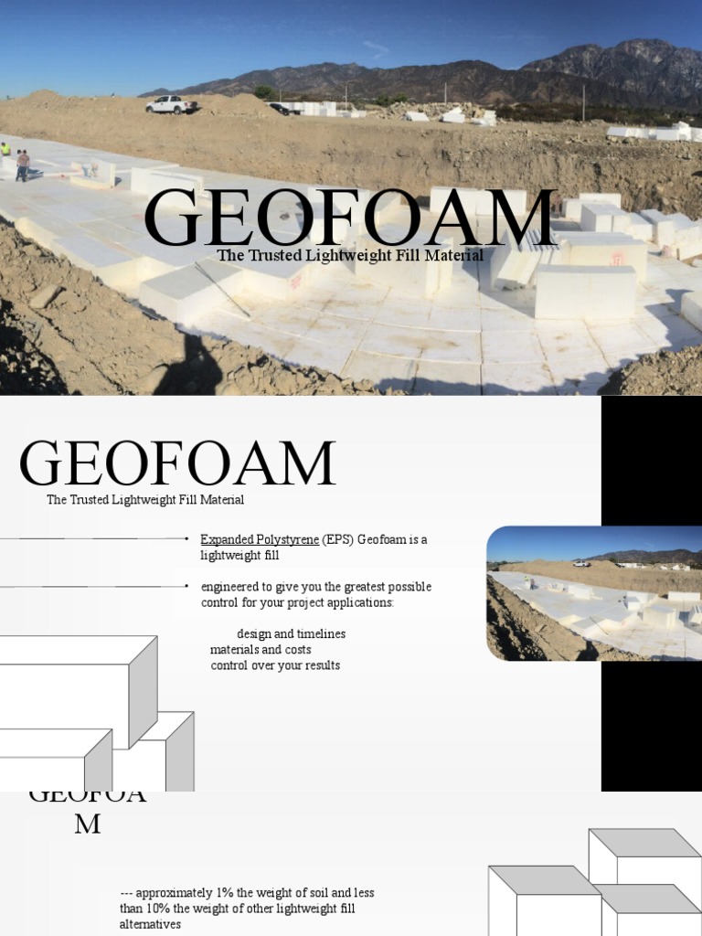Geo Foam | PDF | Chemistry | Civil Engineering