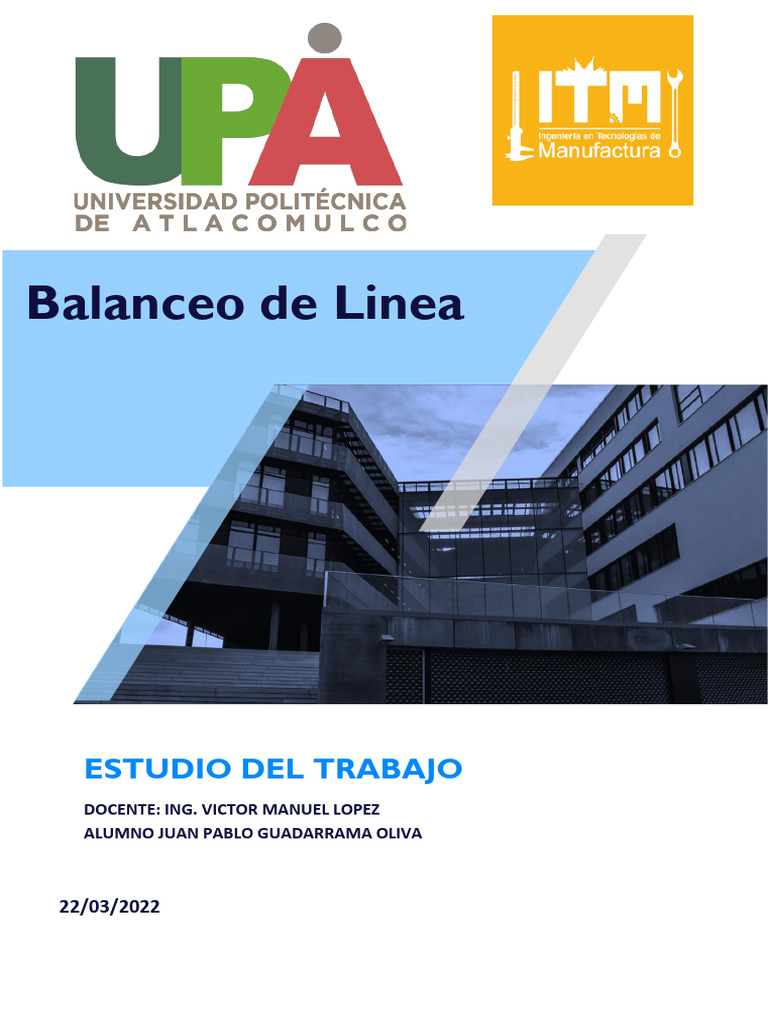 Balanceo de Linea | PDF | Jefe de operaciones | Economias