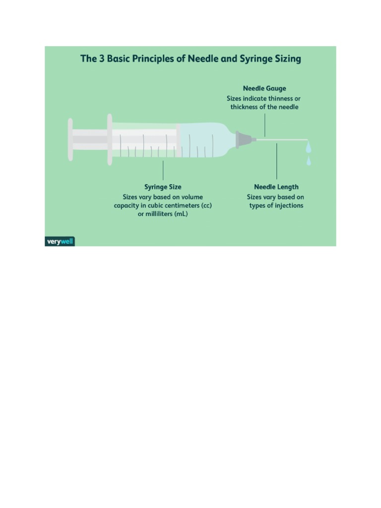 Syringe & Needle | PDF